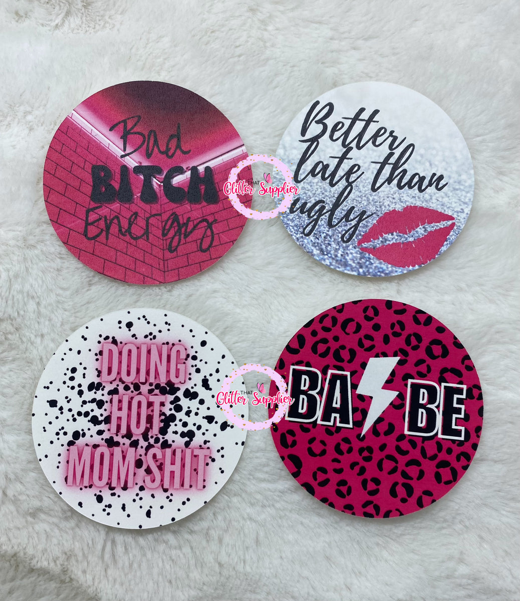 Mom Cardstock Rounds – That Glitter Supplier