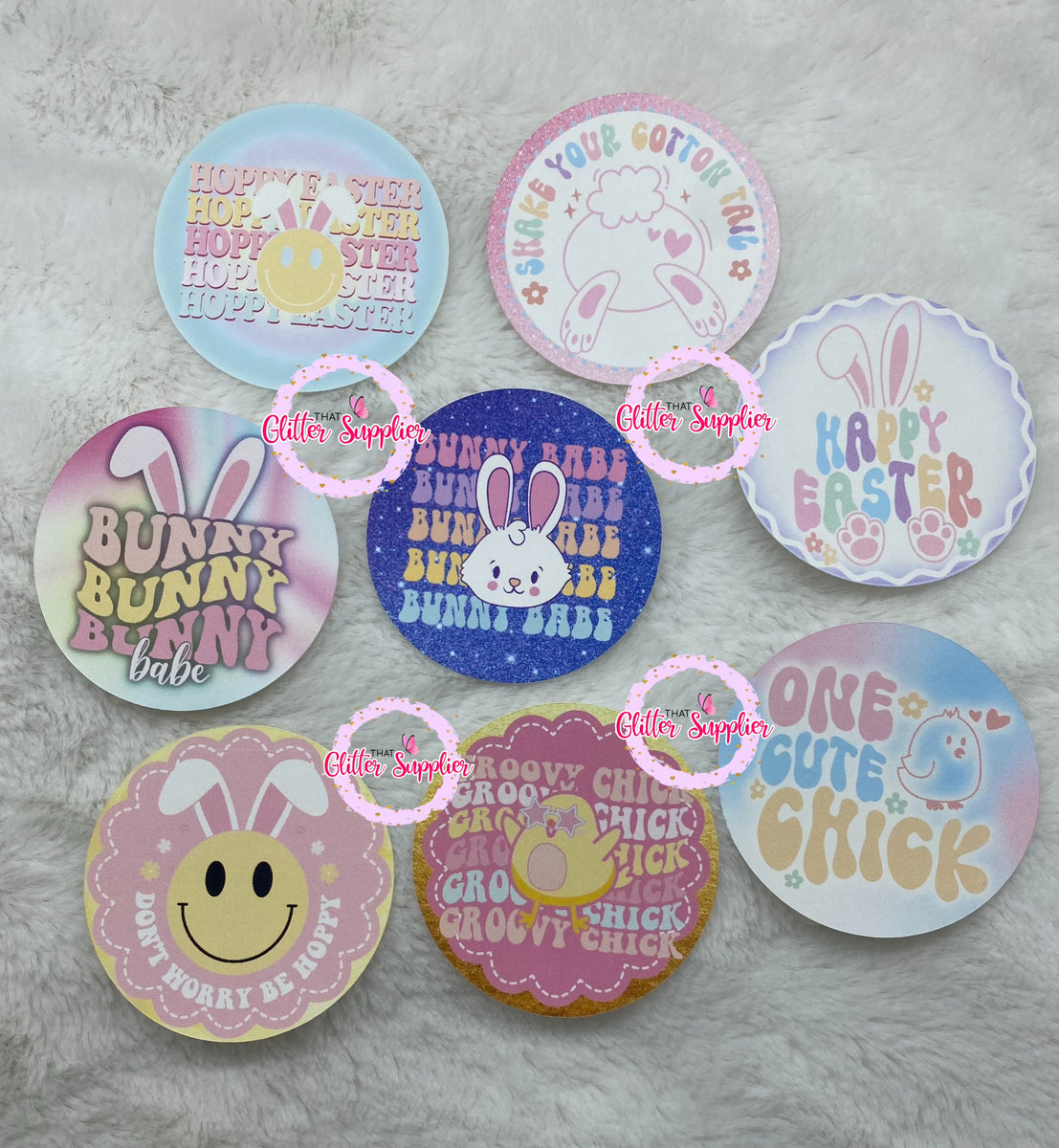 Easter Cardstock Rounds – That Glitter Supplier