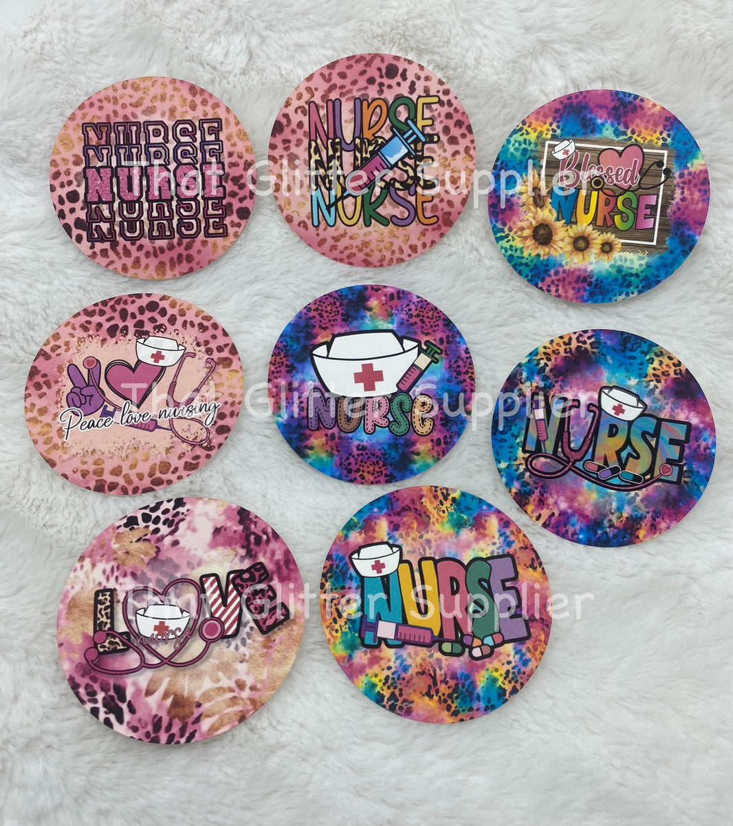 Nurse Cardstock Rounds – That Glitter Supplier