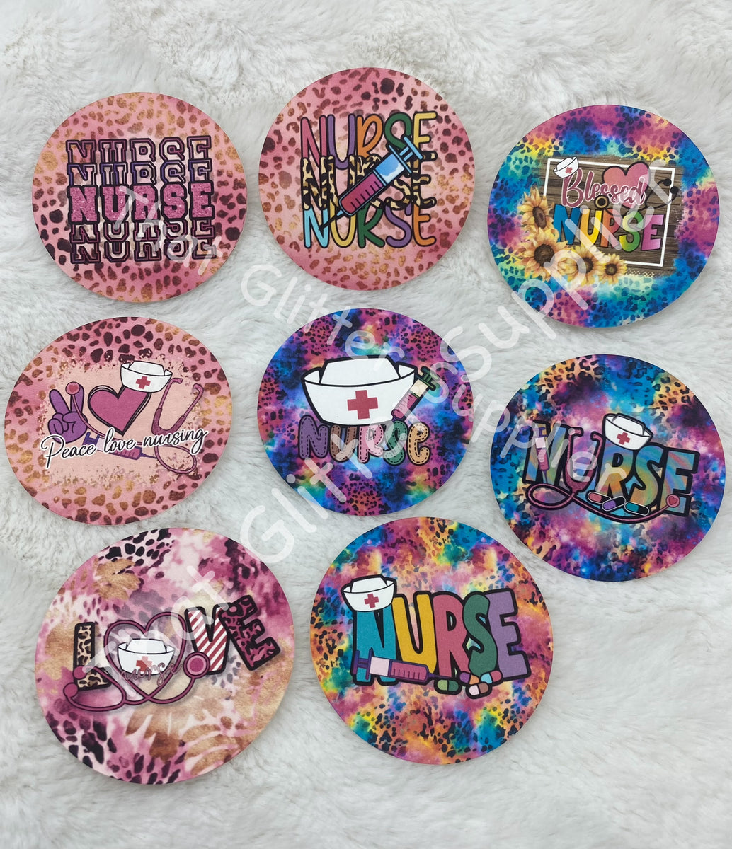 Nurse Cardstock Rounds – That Glitter Supplier