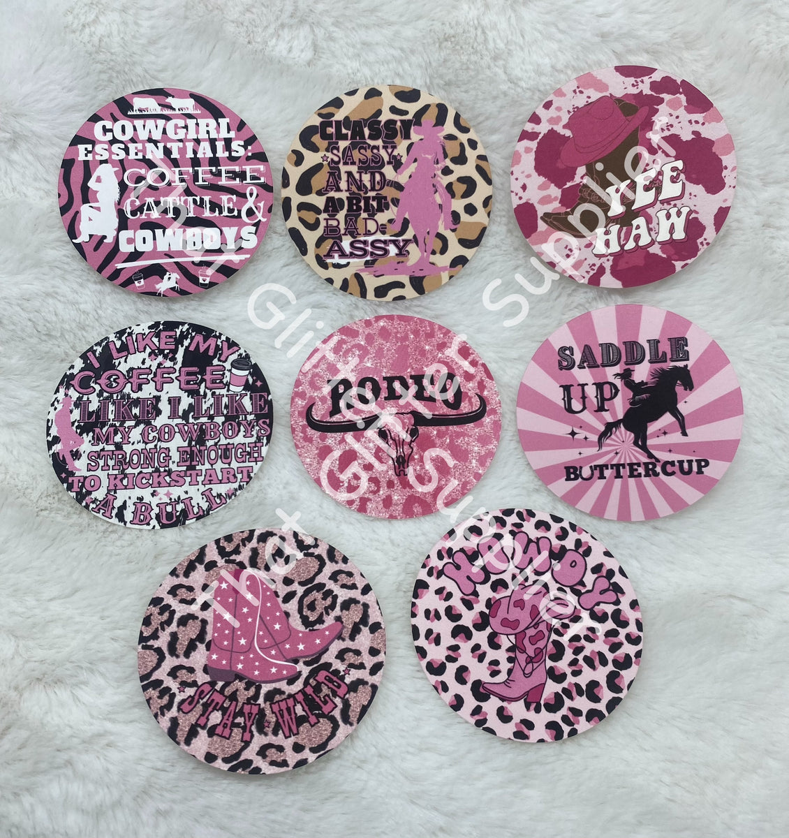 Western Cardstock Rounds – That Glitter Supplier