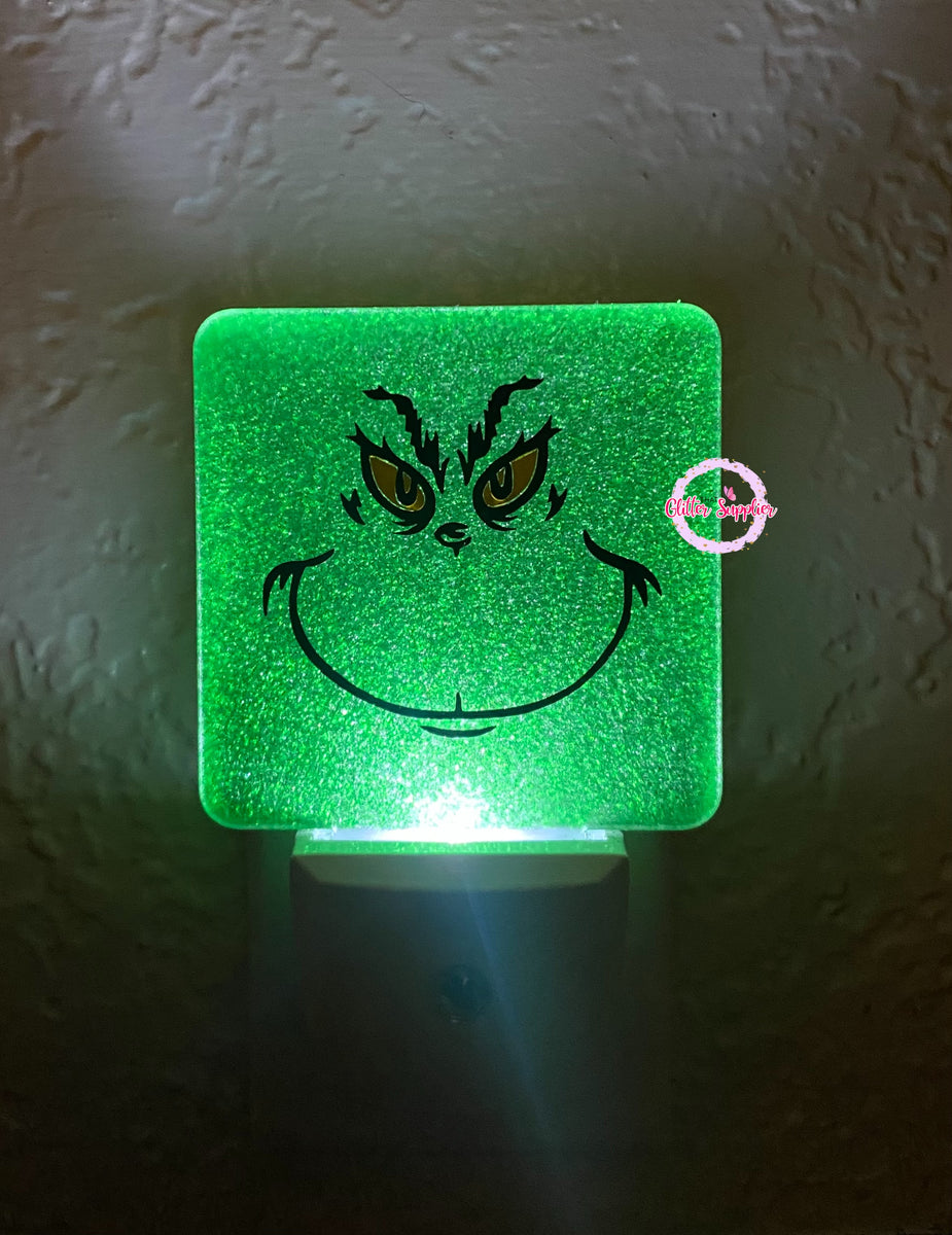 Grinch Night Light – That Glitter Supplier