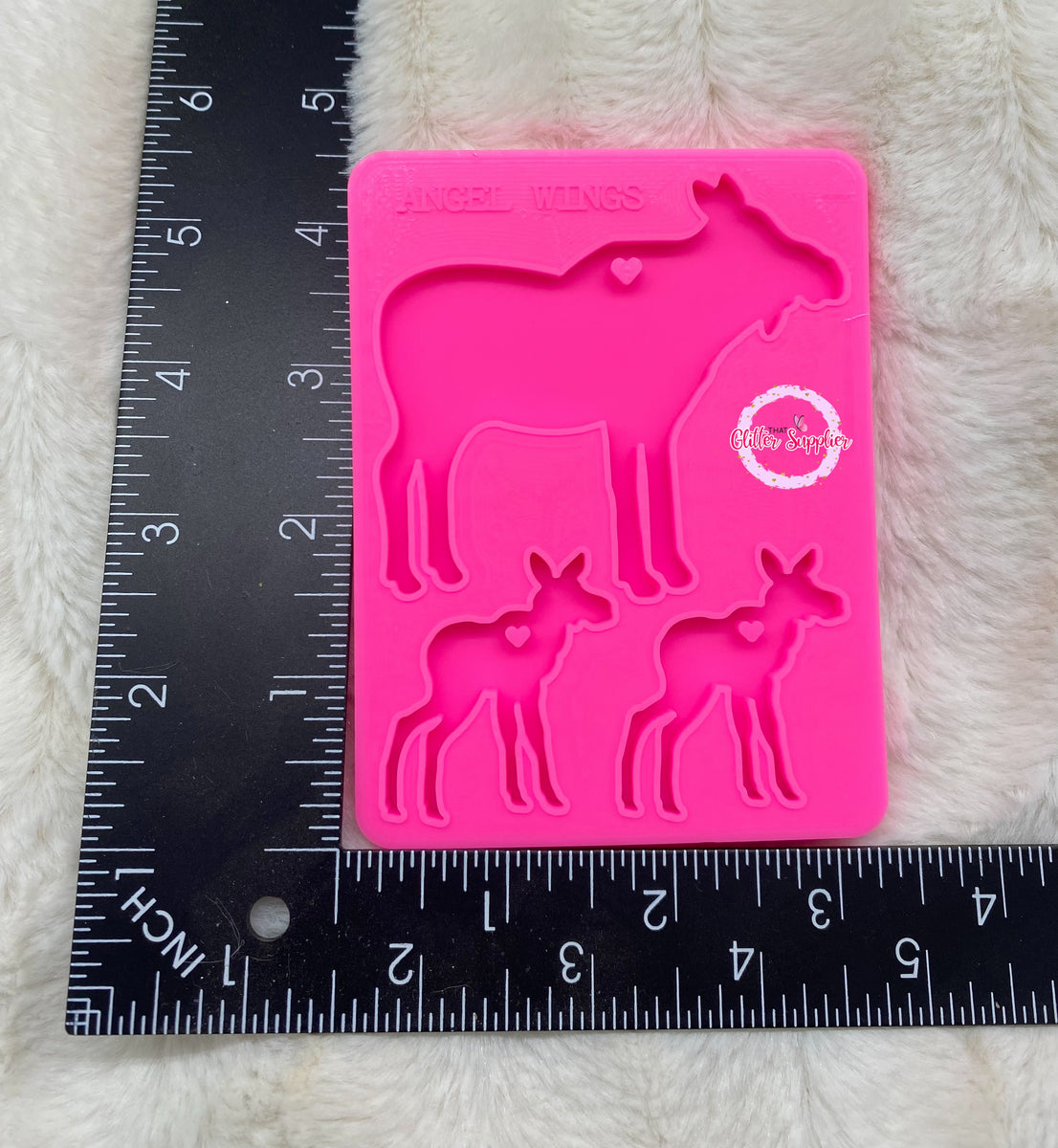 Moose Family Silicone Resin Mold – That Glitter Supplier