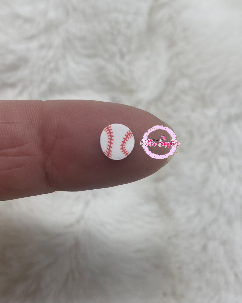 Baseball Polymer Clay Sprinkles – That Glitter Supplier