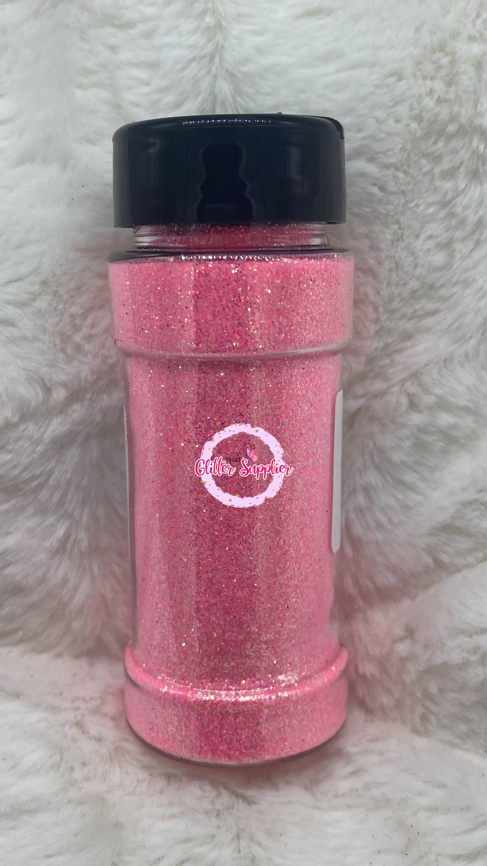 Light Pink Glitter Tumbler